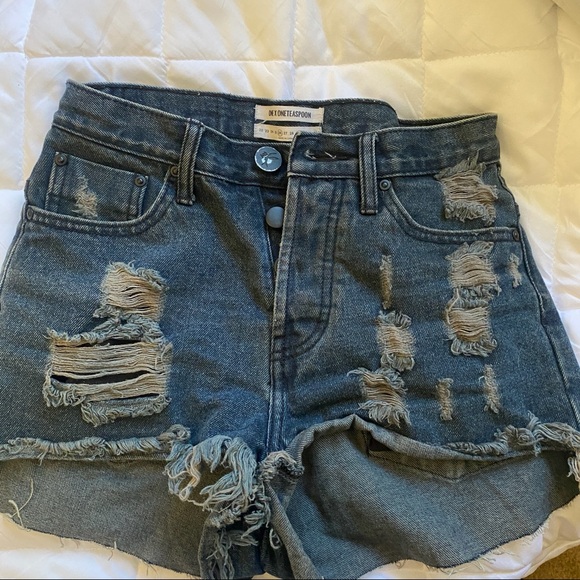 One Teaspoon | Shorts | One Teaspoon Bonitas High Waisted Denim Shorts ...